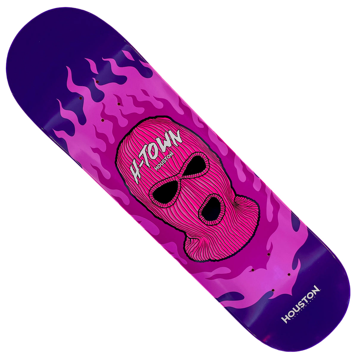 Ski Mask deck - pink – Houston Skateboards
